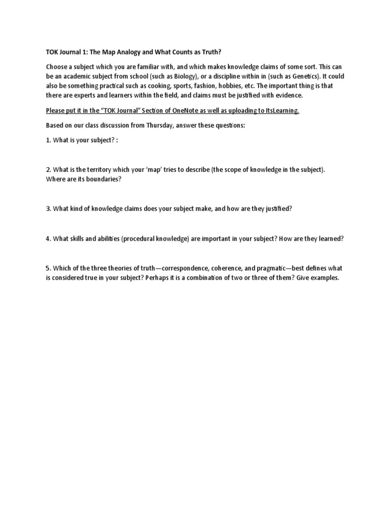 Map Analogy and Truth Journal | PDF