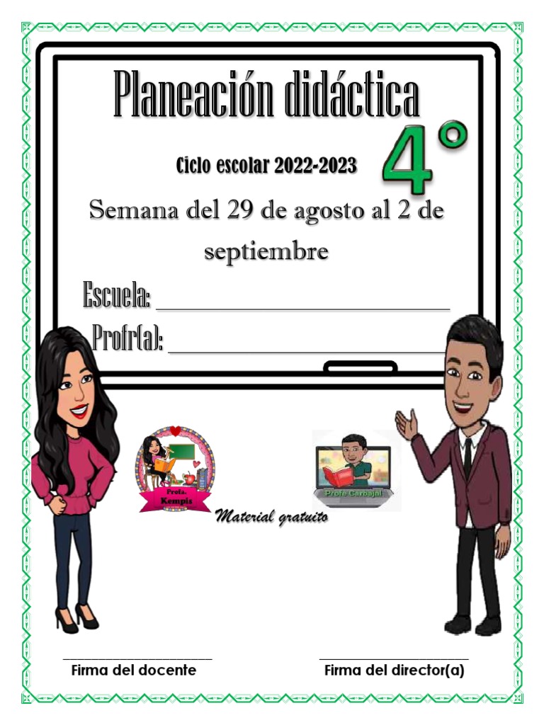 4° S1 Planeación Profa Kempis | PDF