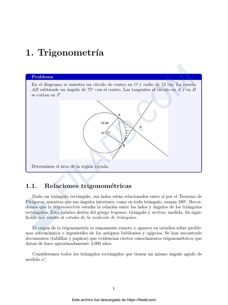 Trigonometria para Principiantes y Avanzados | PDF | Triángulo ...