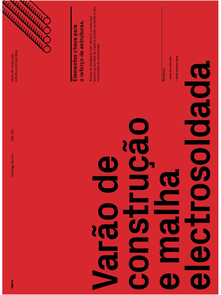 Catalogo Tecnico Ferro v.1.0.0 Varão Nervurado | PDF | Setor ...