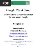 Google Cheat Sheet | PDF