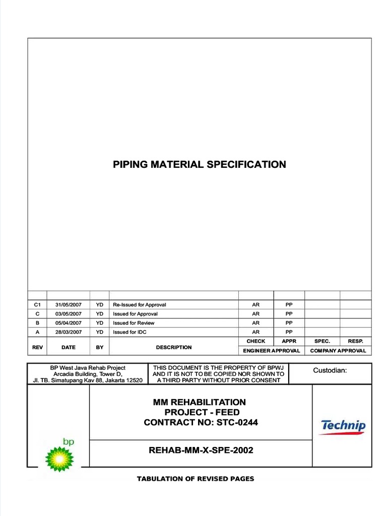 pdf-piping-material-specification | PDF