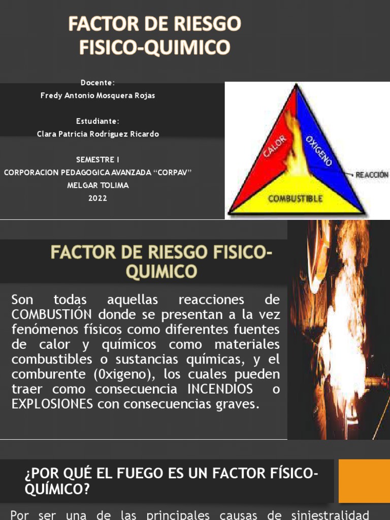 Factores de riesgo físico-químico asociados a los trabajos en caliente y medidas de prevención ...