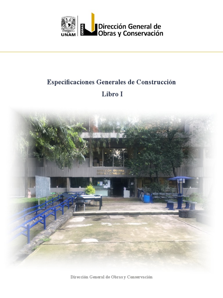 Especificaciones Generales de Construccion LIBRO I | PDF | Residuos | México