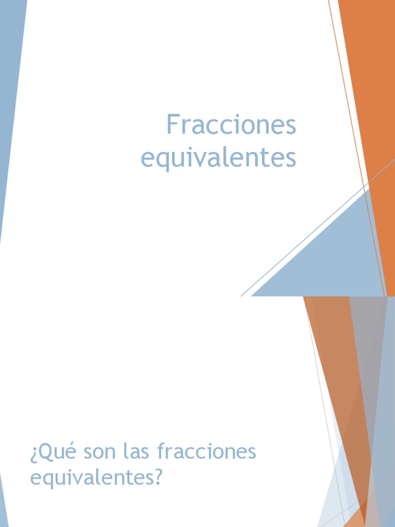 Fracciones Equivalentes: Definición y Ejemplos | PDF | División ...