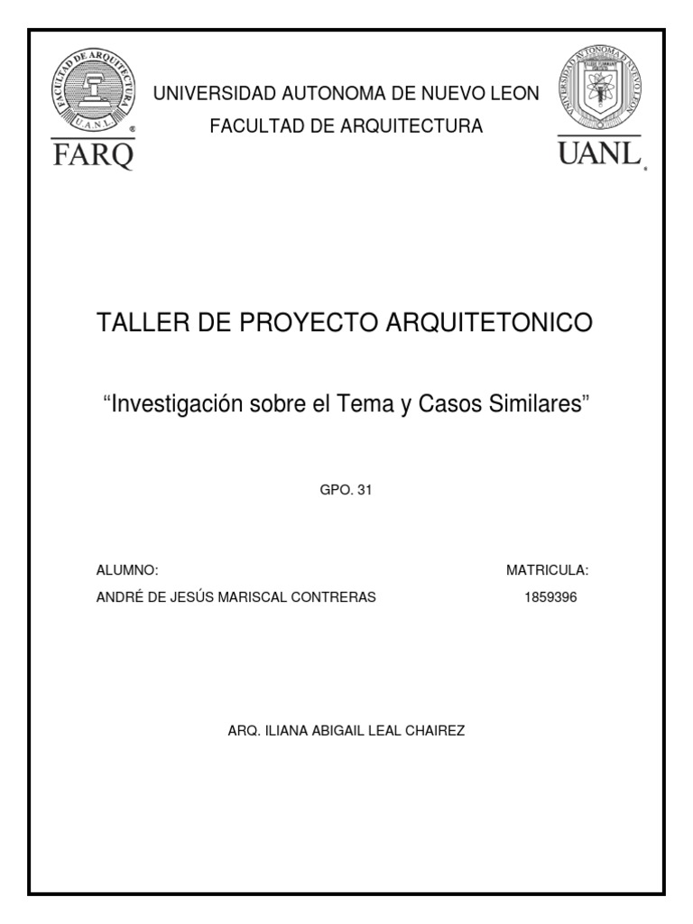 Taller de Proyecto Arq, Act 2 | PDF | Hotel | Edificios y estructuras