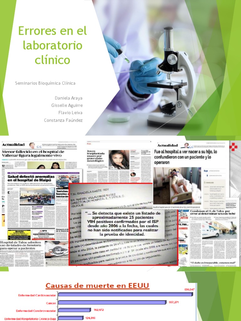 Errores en El Laboratorio Clinico | PDF | Laboratorios | Medicina CLINICA
