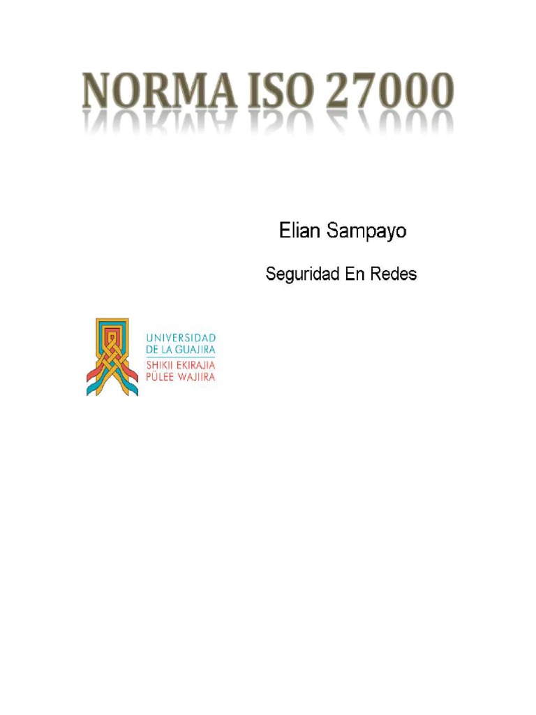 Informe ISO 27000 | PDF | Seguridad de información