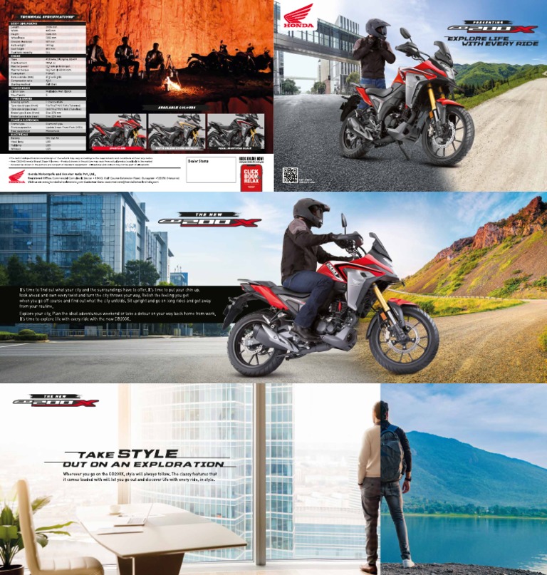 HONDA - CB - 200 Brochure - 1 | PDF