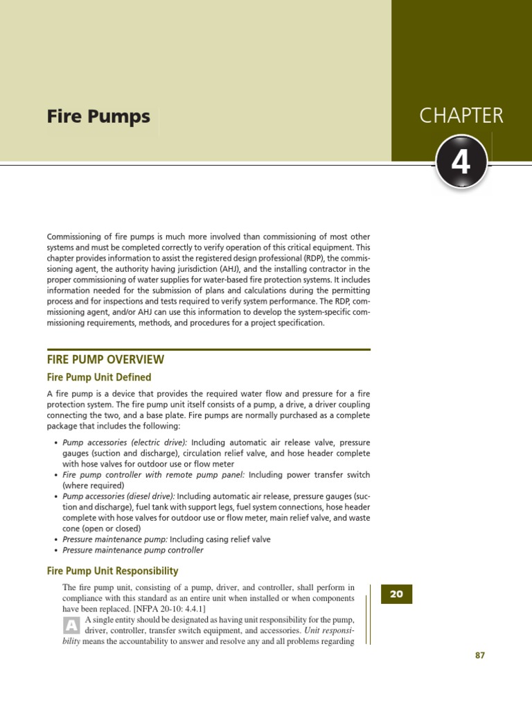 Installation & Testing of Fire Pump | PDF | Pump | Energy Technology