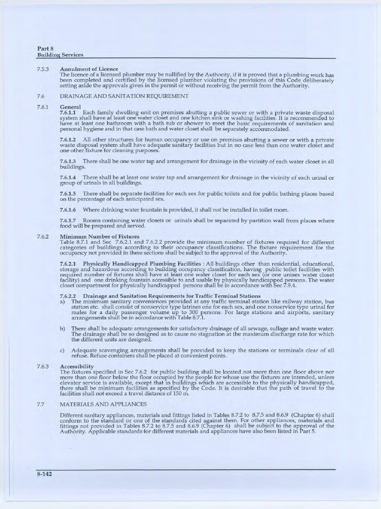 BNBC Part08 4 of 5 | PDF