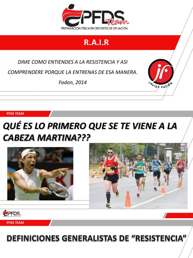 1 Concepto Rair | PDF | Fuerza | Ciencia deportiva