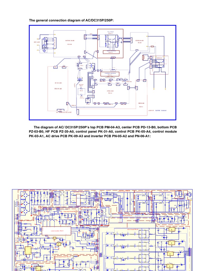 AC/DC315P/250P Welding Circuit Diagram | PDF | Power Inverter ...