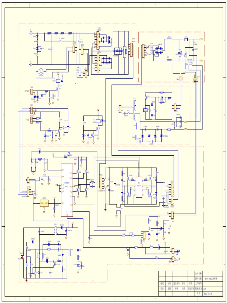 CUT40 Plasma Protel Schematic | PDF