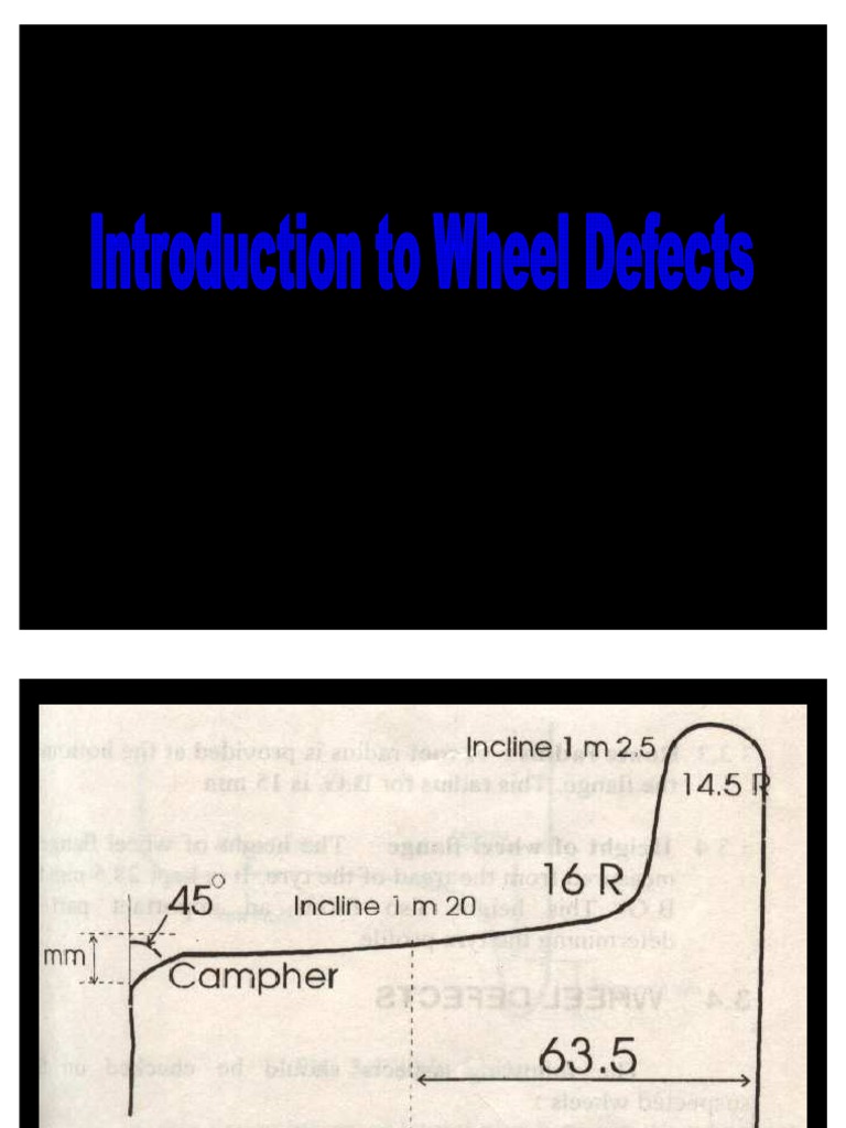 Derailment Due To Wheel Defects Vehicle Defects | PDF | Sustainable ...