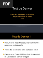 Manual de Aplicacion Correccion e Interpretacion Test DENVER II | PDF ...