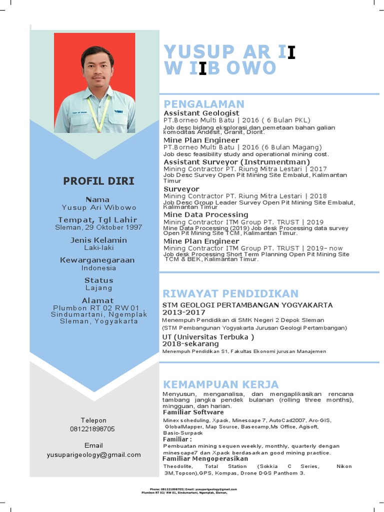 CV - Yusup A Wibowo-Dikonversi | PDF