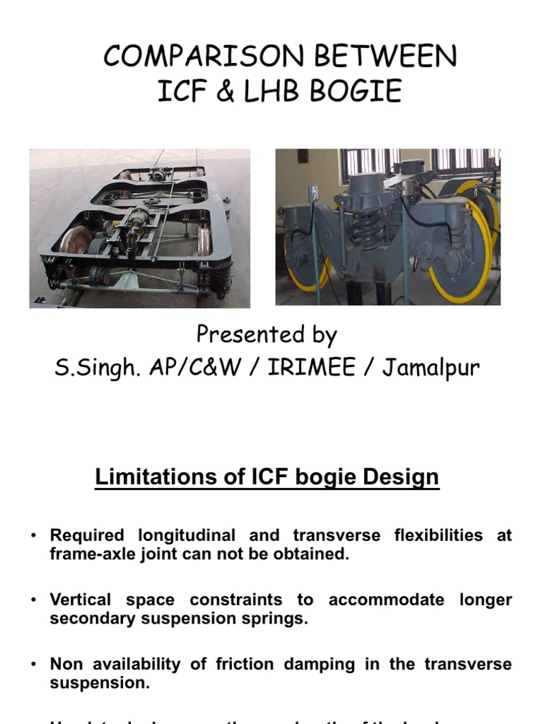ICF & FIAT Bogie | PDF