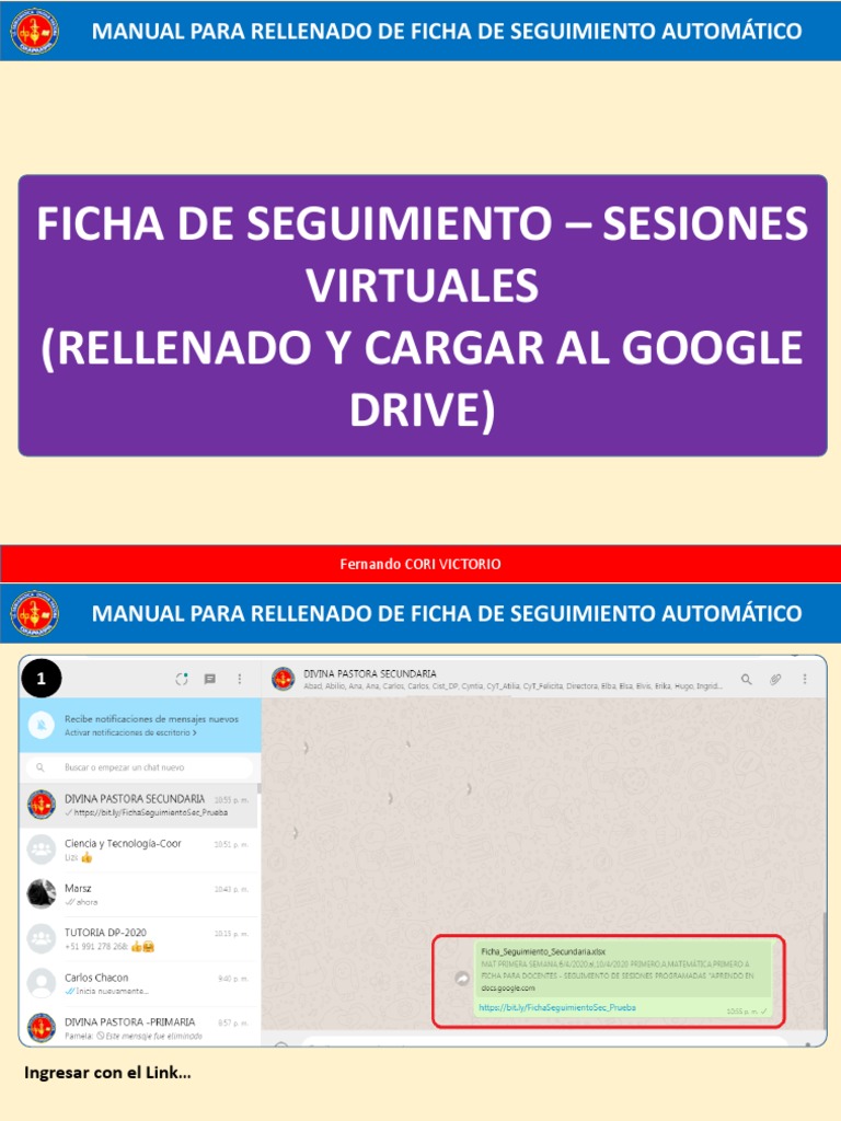 Tutorial - Rellenado de Ficha de Seguimiento | PDF | Informática | Software