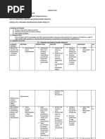 Sample Session Plan | PDF | Bakery | Lecture