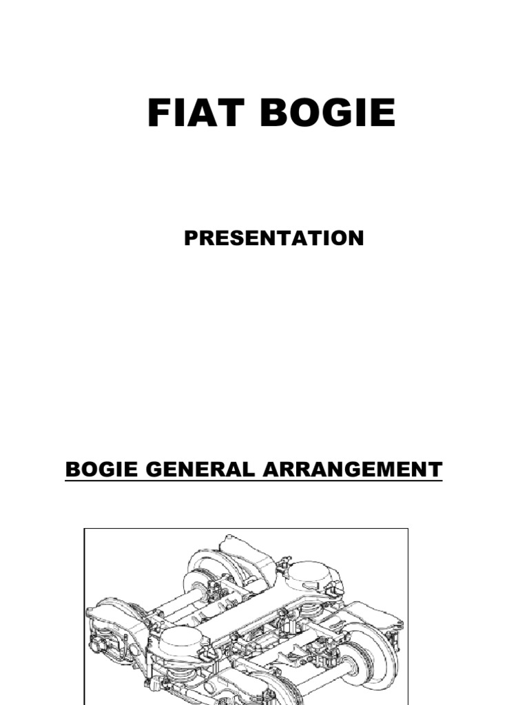 Fiat Bogie | PDF | Home & Garden