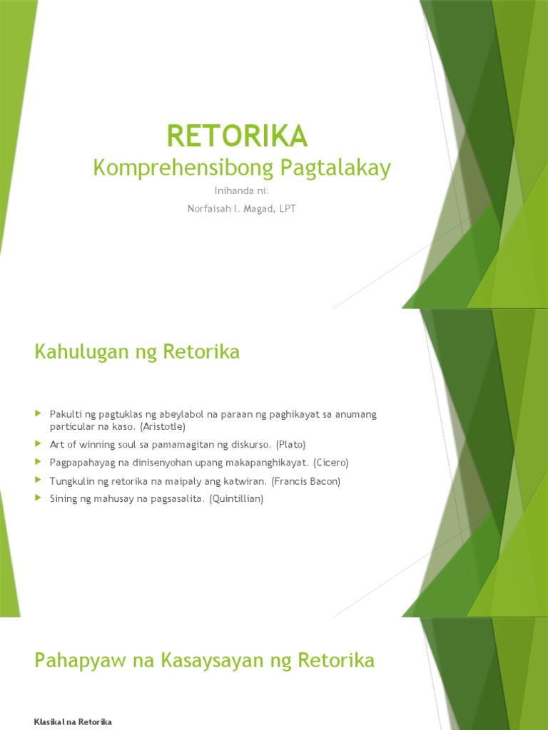 Retorika Comprehensive | PDF