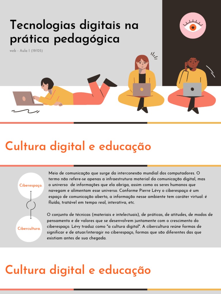 Tecnologias Digitais Na Prática Pedagógica | PDF | Internet | Ciberespaço