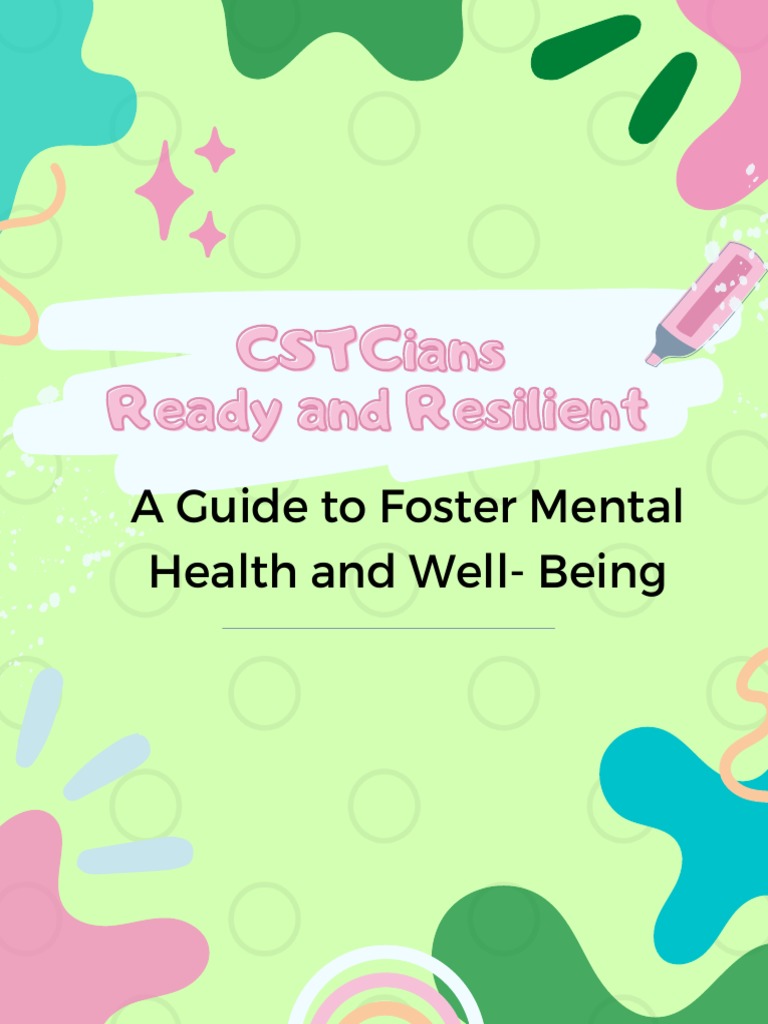 Mental Health and Well-Being Guide | PDF | Psychological Resilience ...