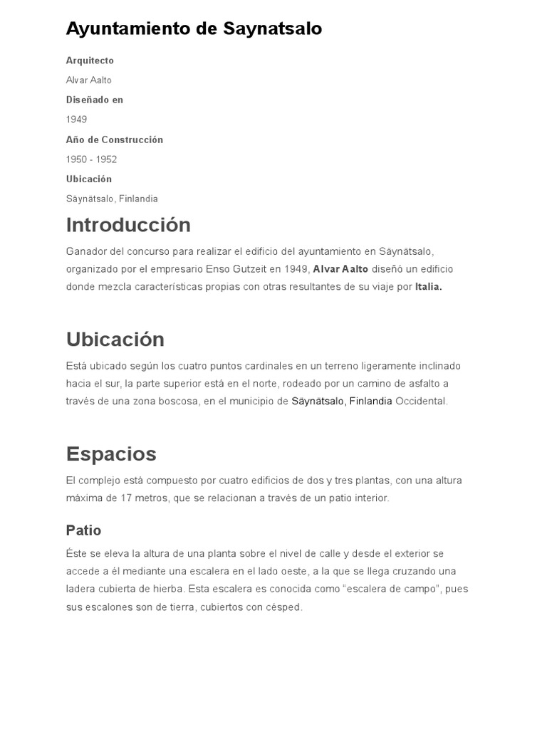Ayuntamiento de Saynatsalo | PDF | Sectores Economicos Ayuntamiento de Saynatsalo | PDF | Sectores Economicos