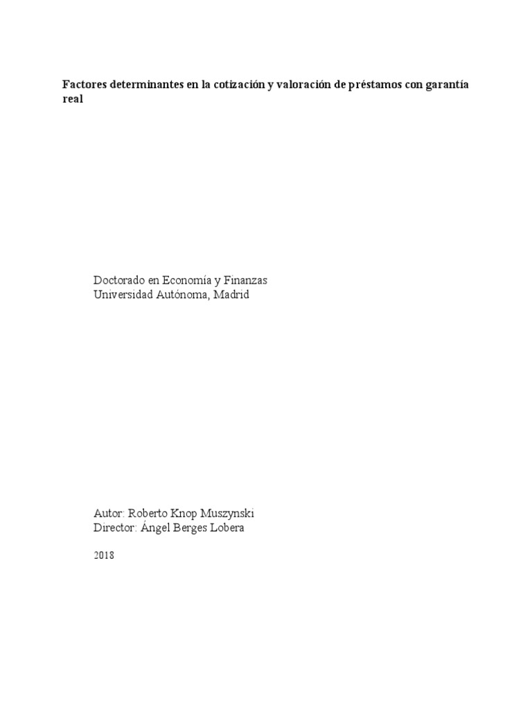 Knop Muszynski Roberto | PDF | Opción (Finanzas) | Deuda