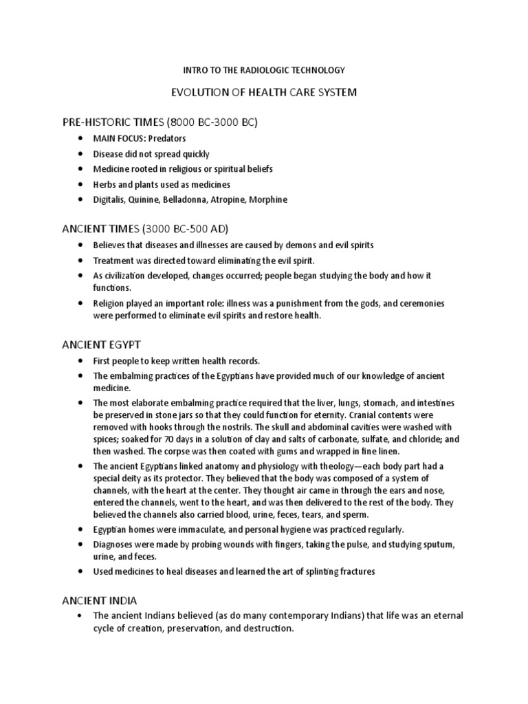 Intro To The Radiologic Technology | PDF | Surgery | Medicine