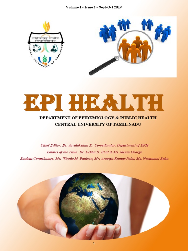 Newsletter Dept of EPH | PDF | Electronic Cigarette | Health Sciences
