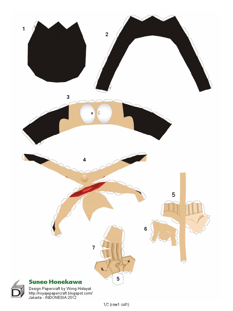 Suneo Honekawa: Design Papercraft by Wong Hidayat Jakarta - INDONESIA ...