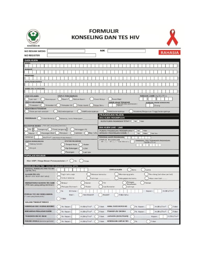 Formulir Ims Dan Vct-Tipk | PDF