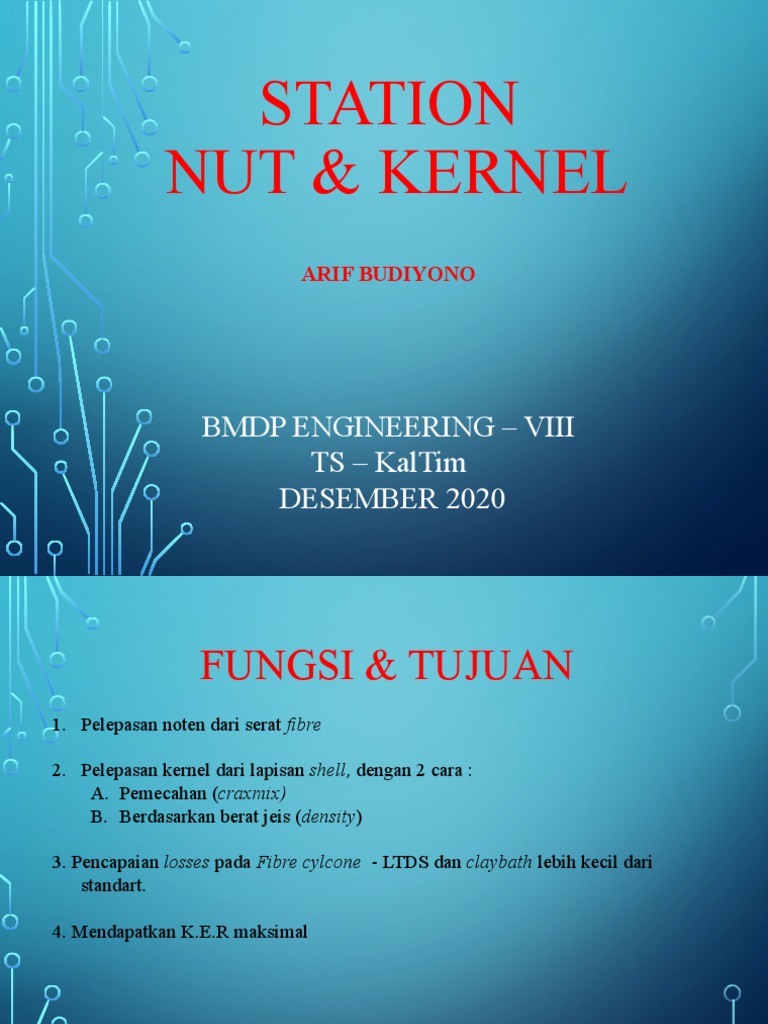 Station Nut & Kernel Rev | PDF