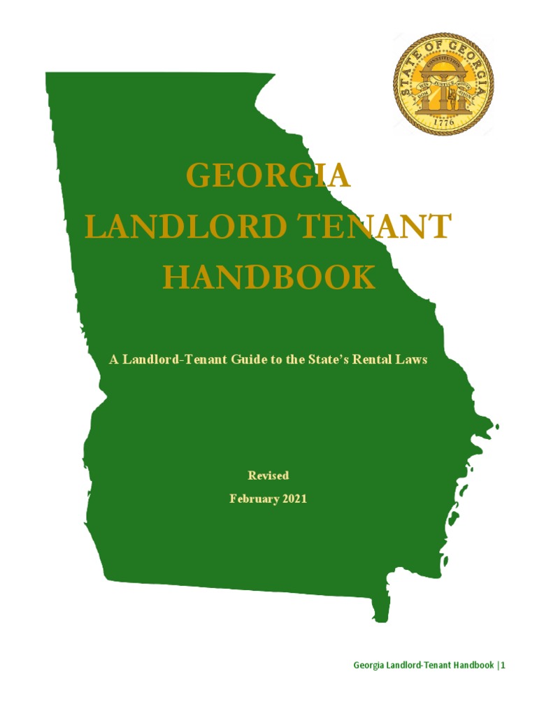 GEORGIA LANDLORD TENANT HANDBOOK 2-15-21 - Handbook - Final - Draft ...