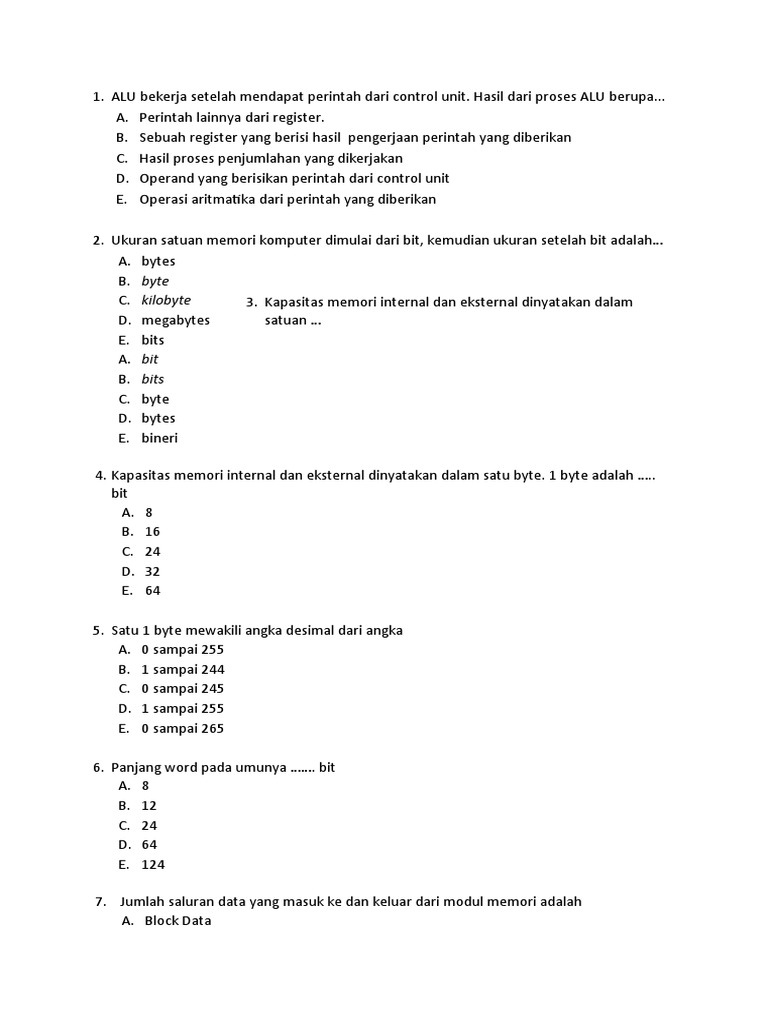 Soal Pas Des 2021 Mapel Siskom Dan Kunci Jawaban | PDF