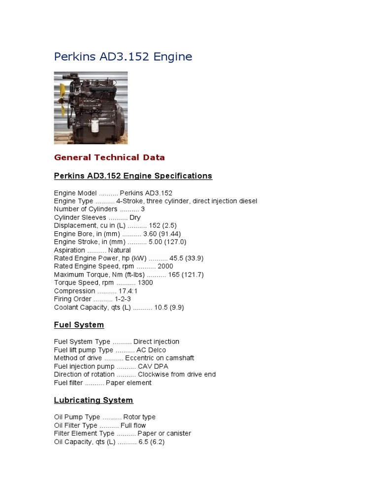Manual de Torque AD3 152 | PDF | Piston | Engines