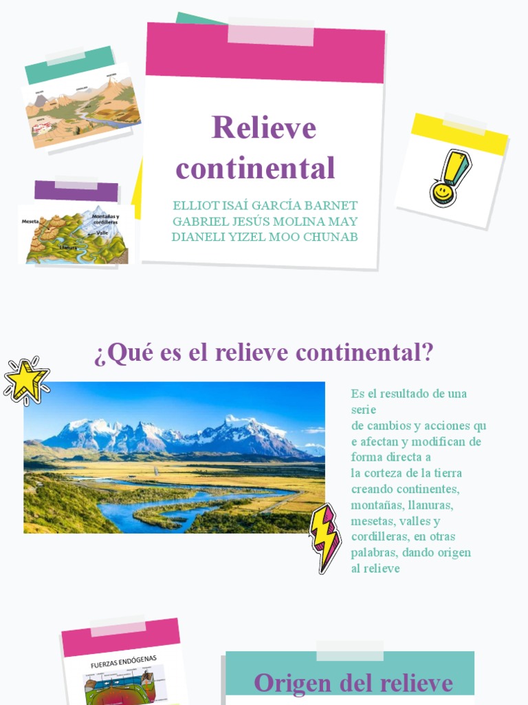 Relieve | PDF | Terreno | Tierra