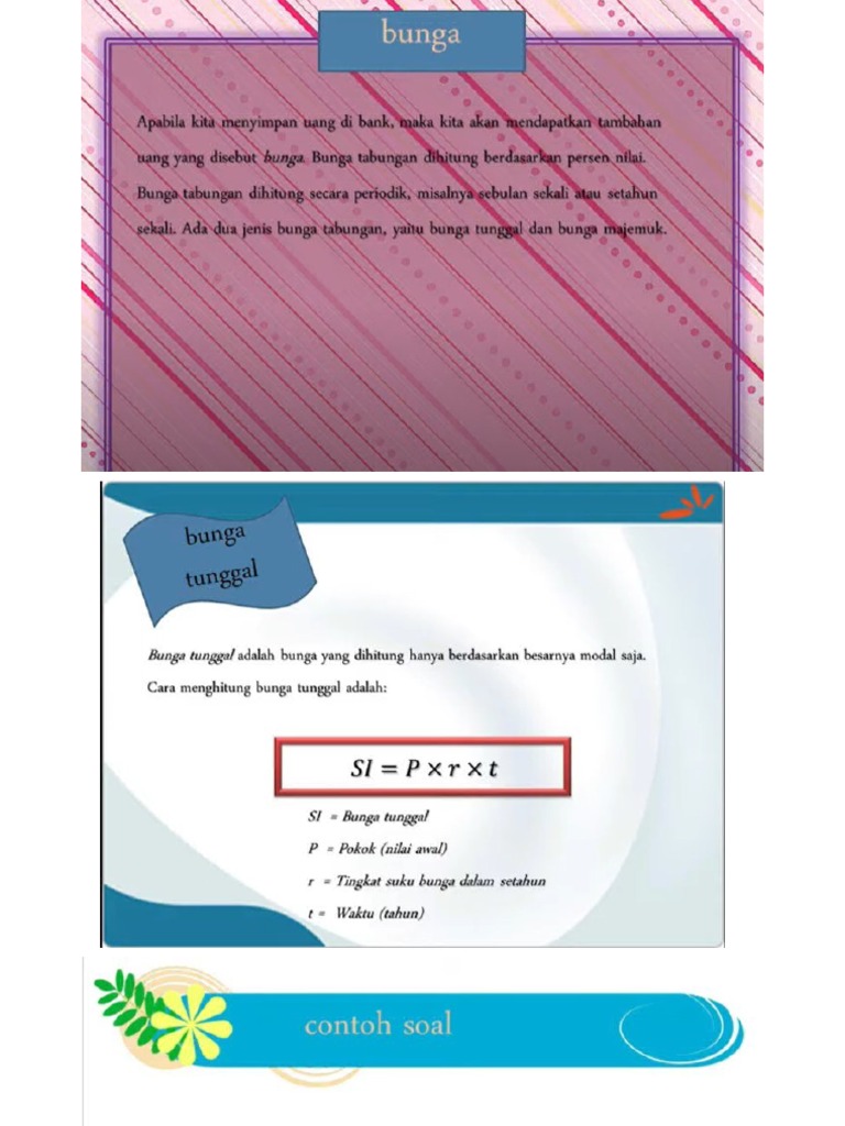 Bunga Tunggal Dan Majemuk | PDF