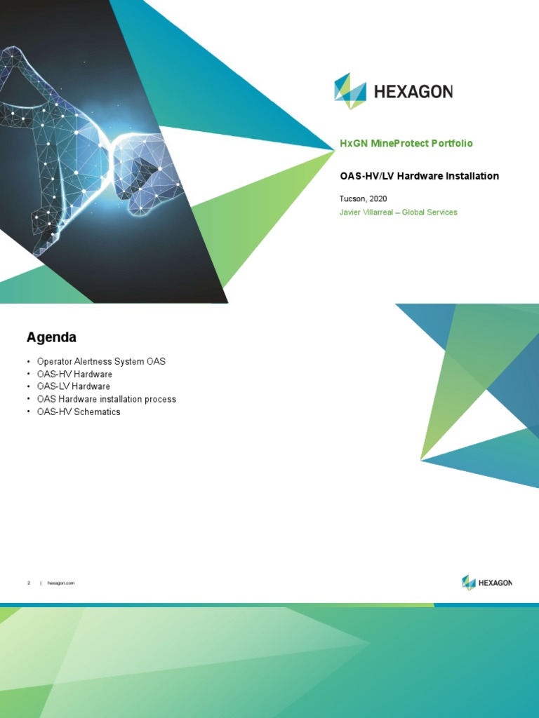 HxGN MineProtect OAS-HV_LV Hardware Installation Training TL1 | PDF | Computer Hardware | Usb