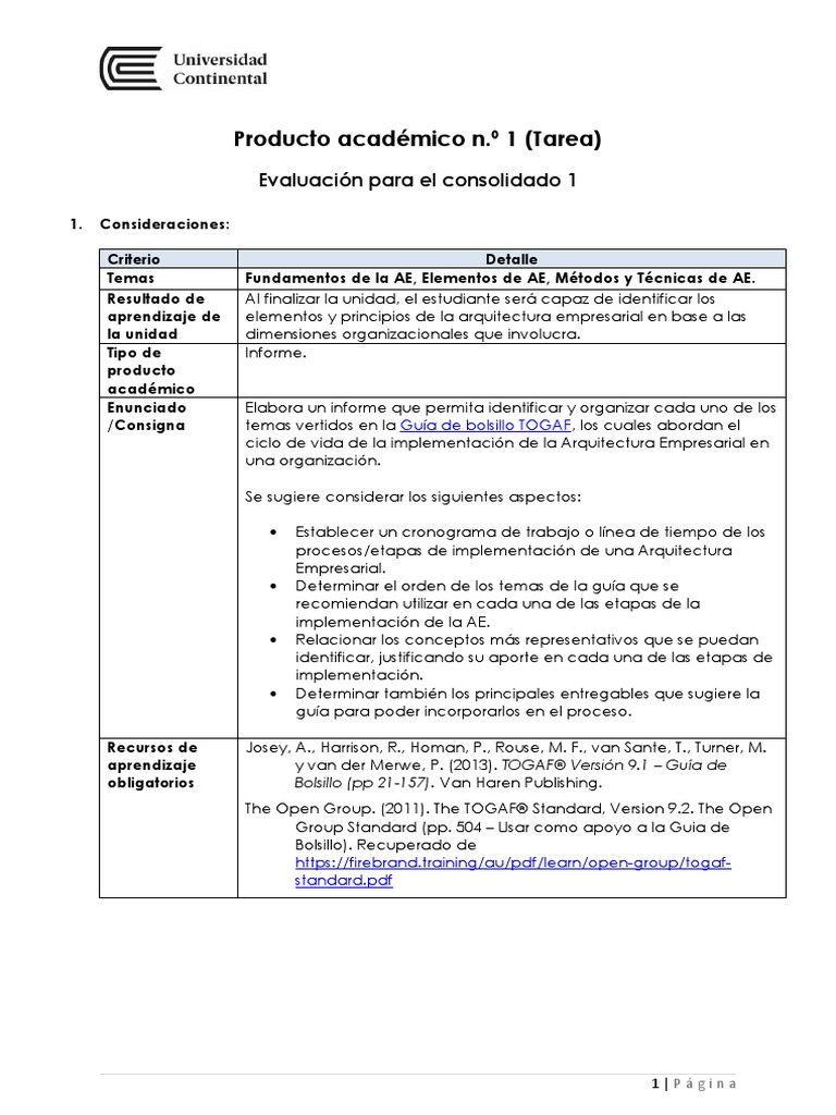 Producto académico n.º 1 (Tarea).vf | PDF | Evaluación | Ciencia cognitiva