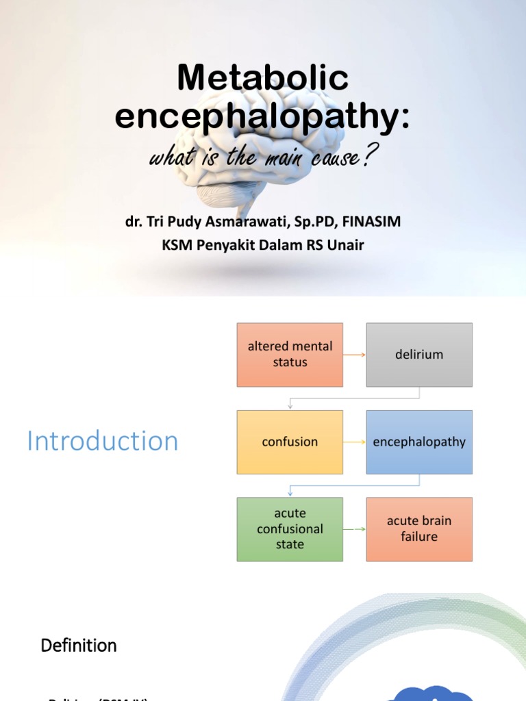 Metabolic Encephalopathy | PDF | Nervous System | Epidemiology