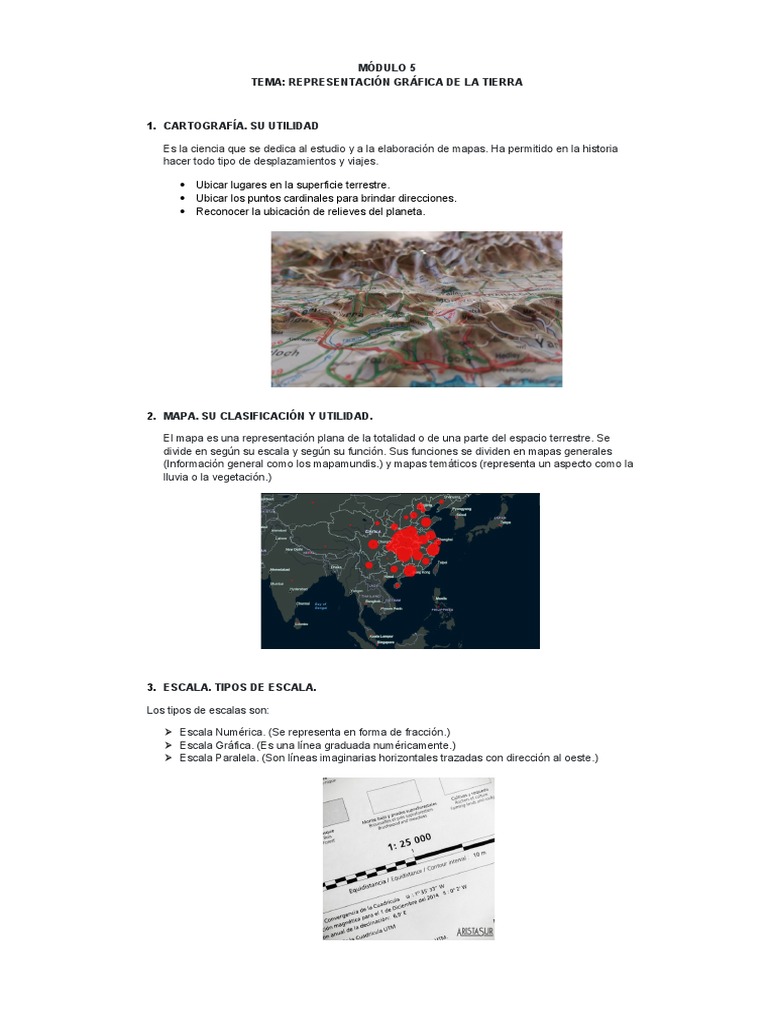 Geografia Modulo 5 | PDF | Mapa | Geodesia