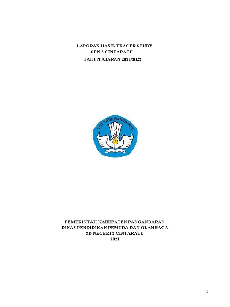 Tracer Study SDN 2 Cintaratu 2021/2022 | PDF