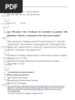 LSVT Loud Patient Lecture Handout 2014 | PDF | Parkinson's Disease ...