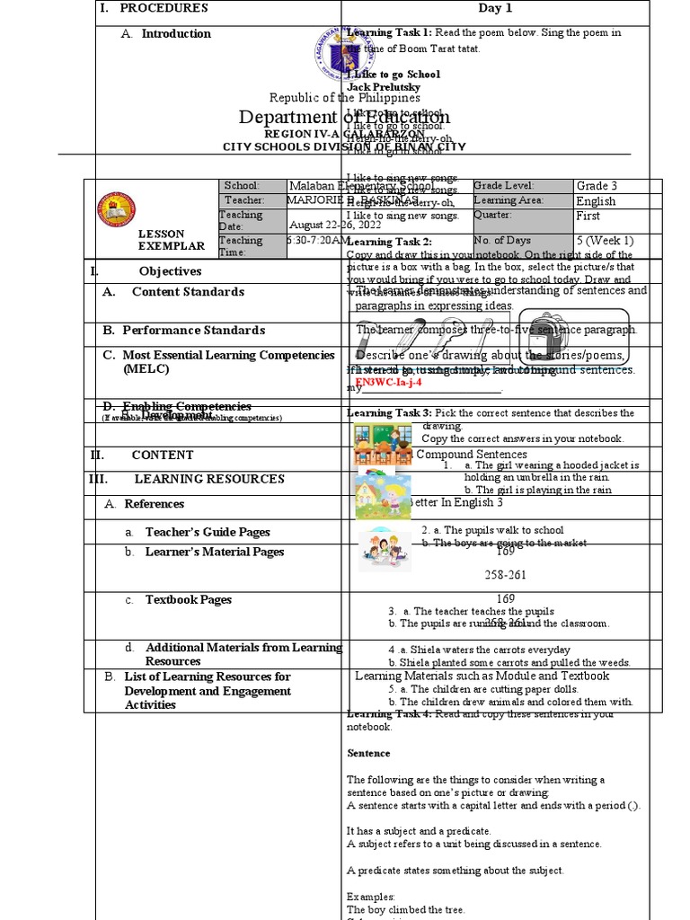 Jack Prelutsky Poem Lesson Plan | PDF | Learning | Teachers