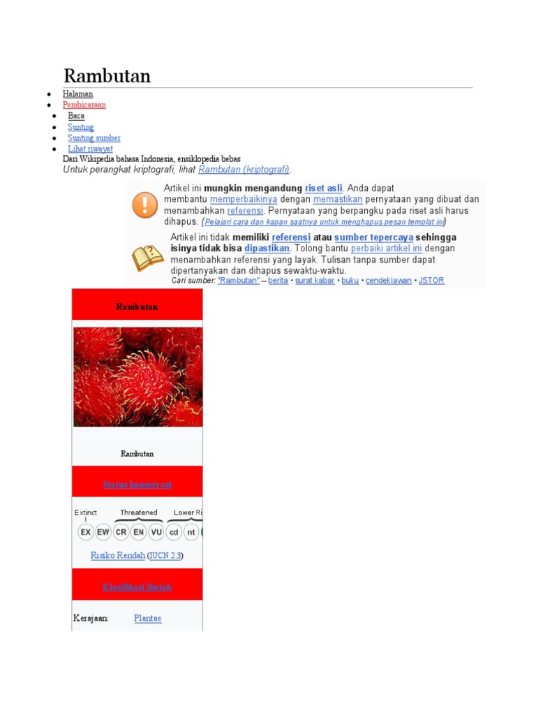 Rambutan | PDF