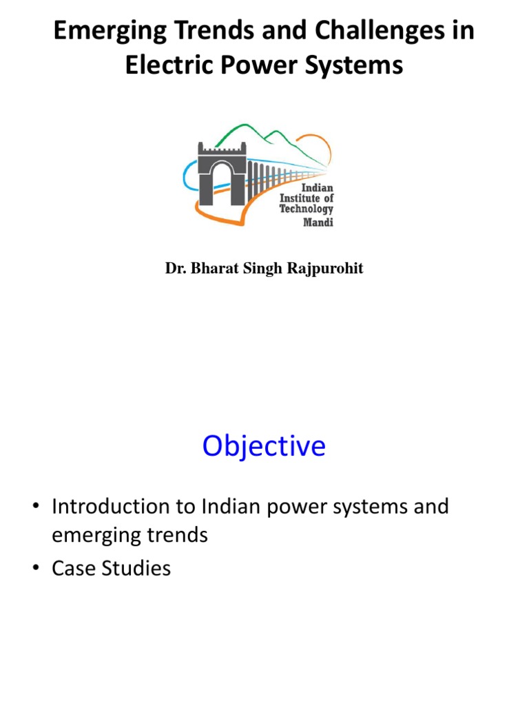 BSR - Emerging Trends and Challenges Electric Power Systems | PDF ...