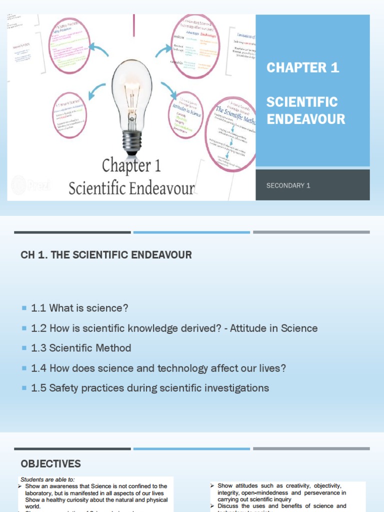 Understanding Scientific Endeavour in Sec 1 | PDF | Science | Laboratories